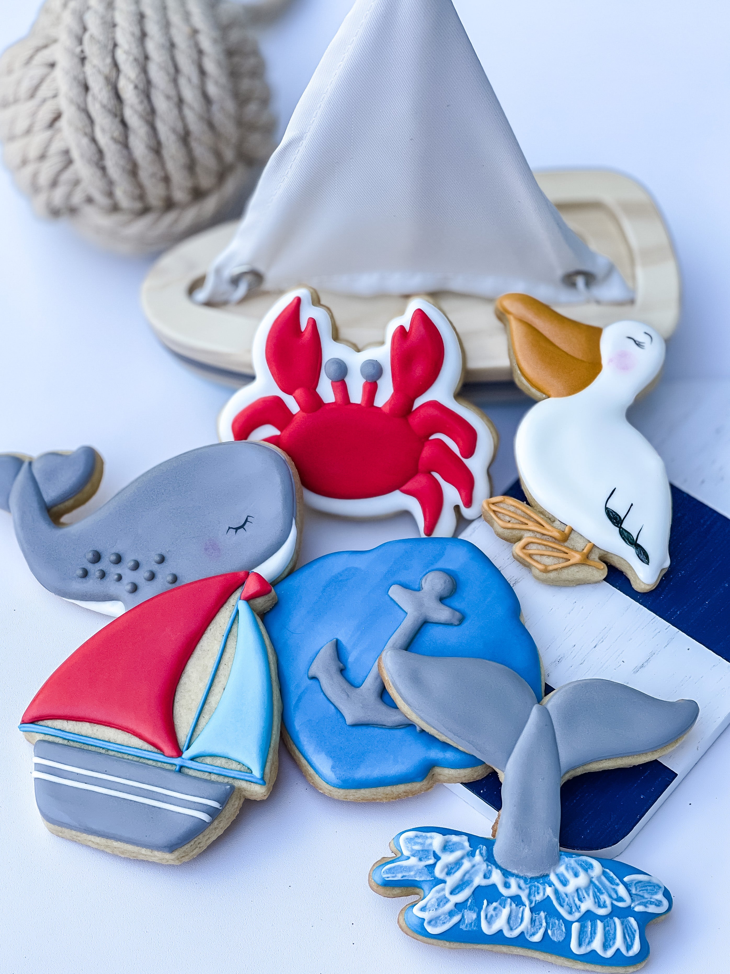 Nautical Cookie Decorating Online Class – Cheerful Baker