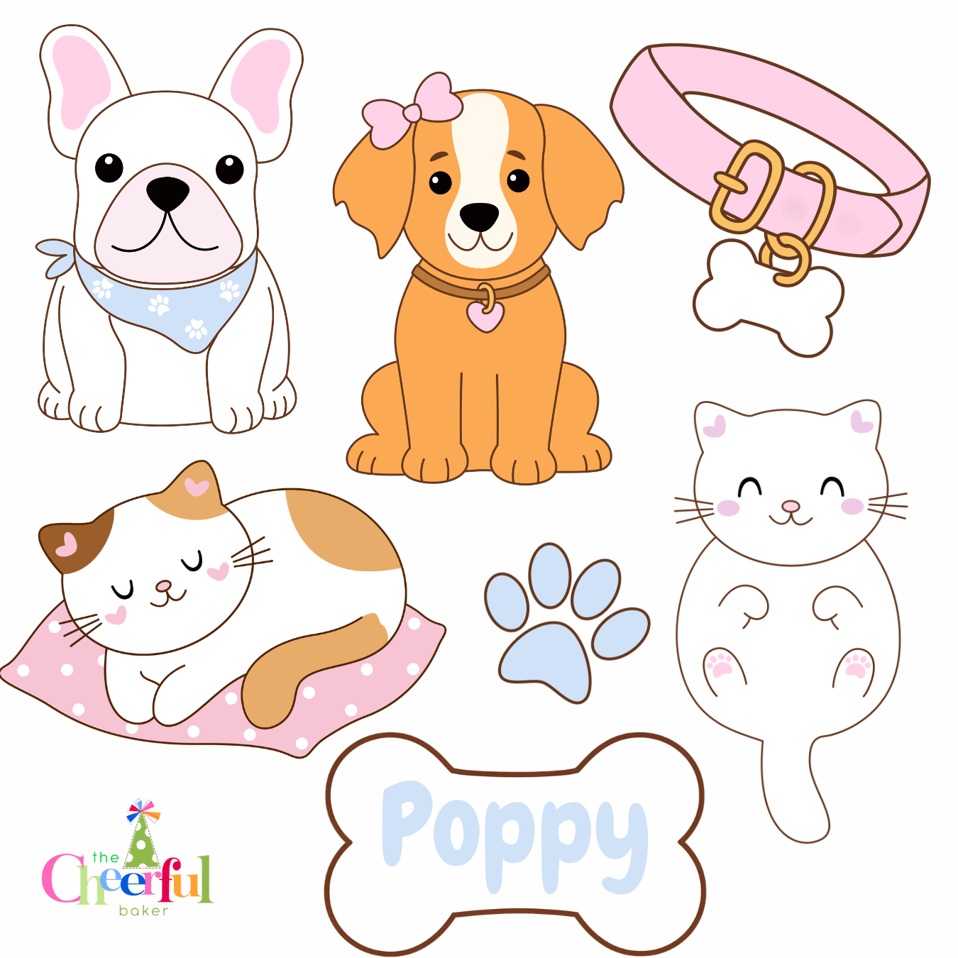 Print Your Own - The Cheerful Box Digital Cookie Cutter Kit – Cheerful ...