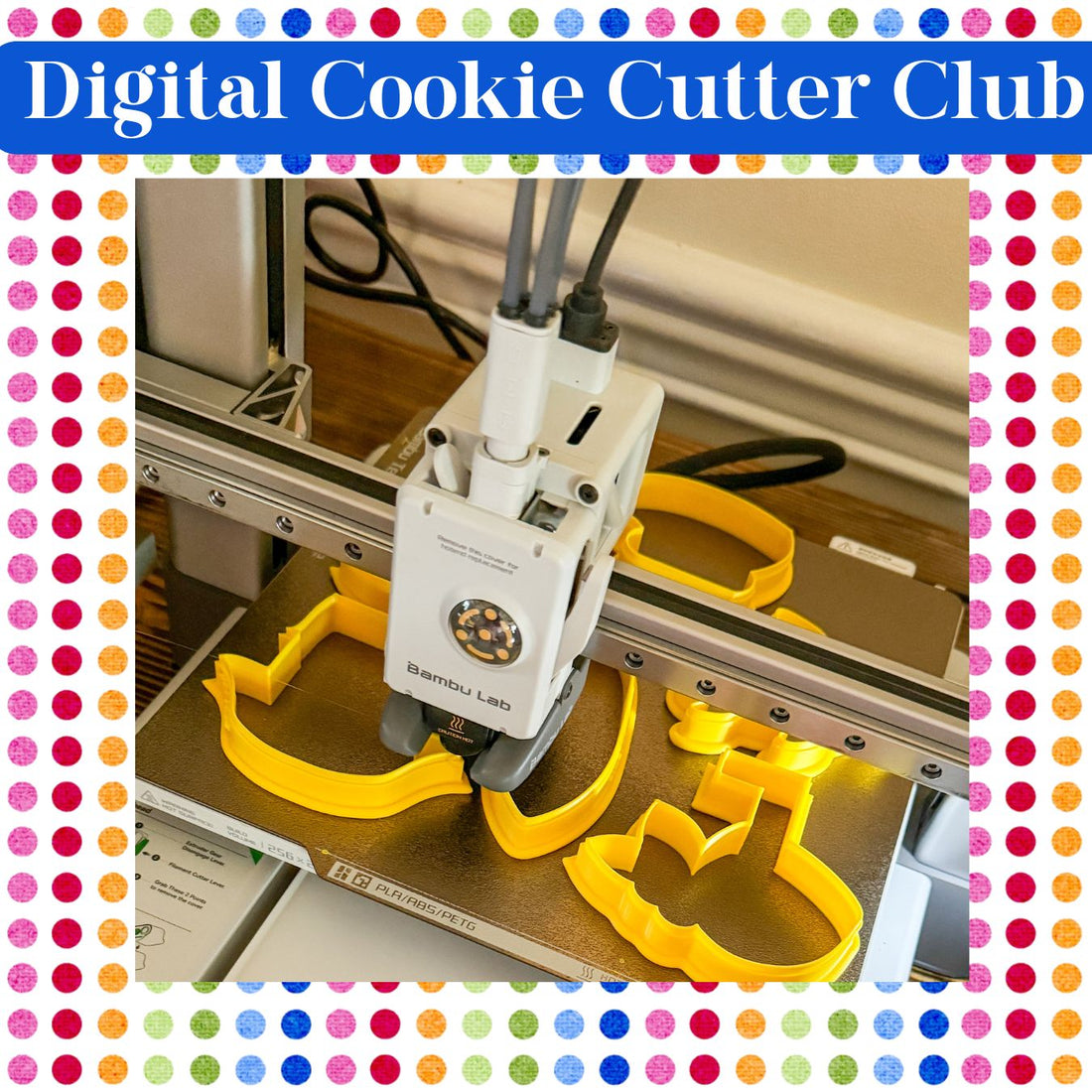 Digital Cookie Cutter Club - Cheerful Baker